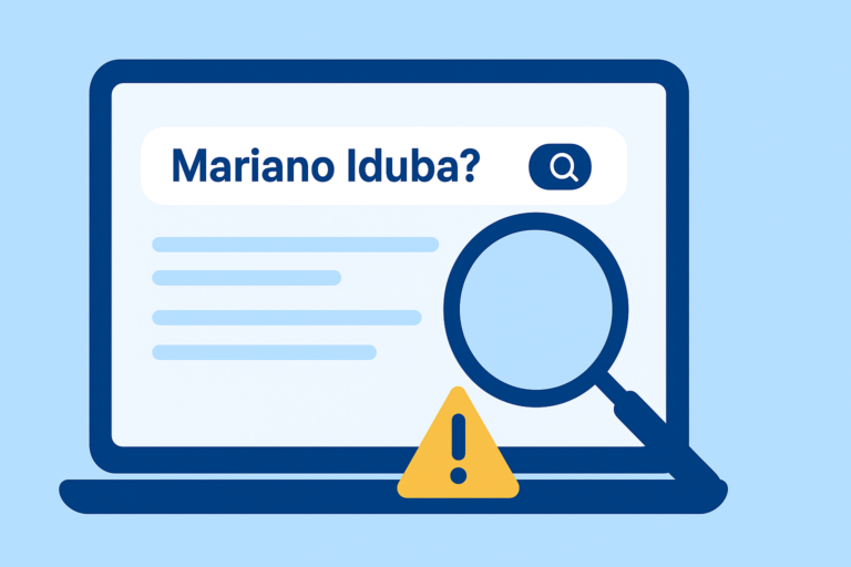 Who Is Mariano Iduba? What the Internet Says, What It Doesn’t, and How ...